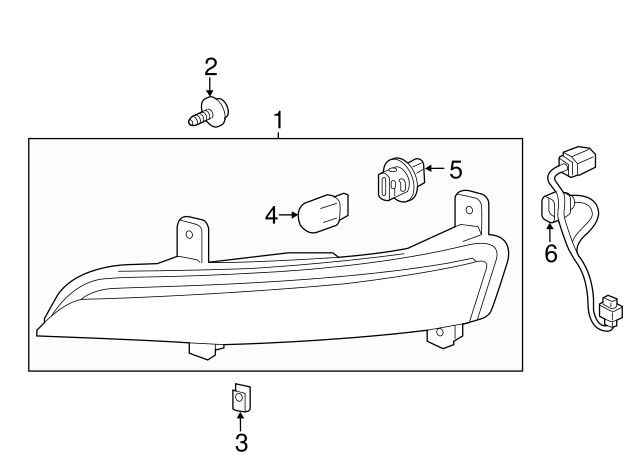 2013-2017 Chevrolet Traverse Park/Turn Lamp - Driver's Side (LH ...