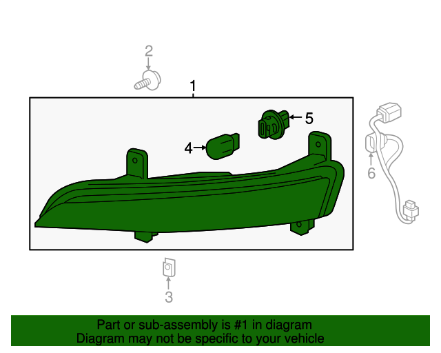 Buy Genuine GM Auto Parts - Lamp (Part # 23305609) | GM Parts Store