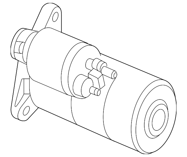 2007-2017 GM Starter 12609317 | GM Parts Center