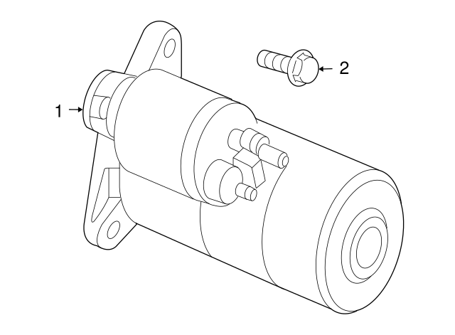 2007-2017 GM Starter 12609317 | GMPartsDirect.com
