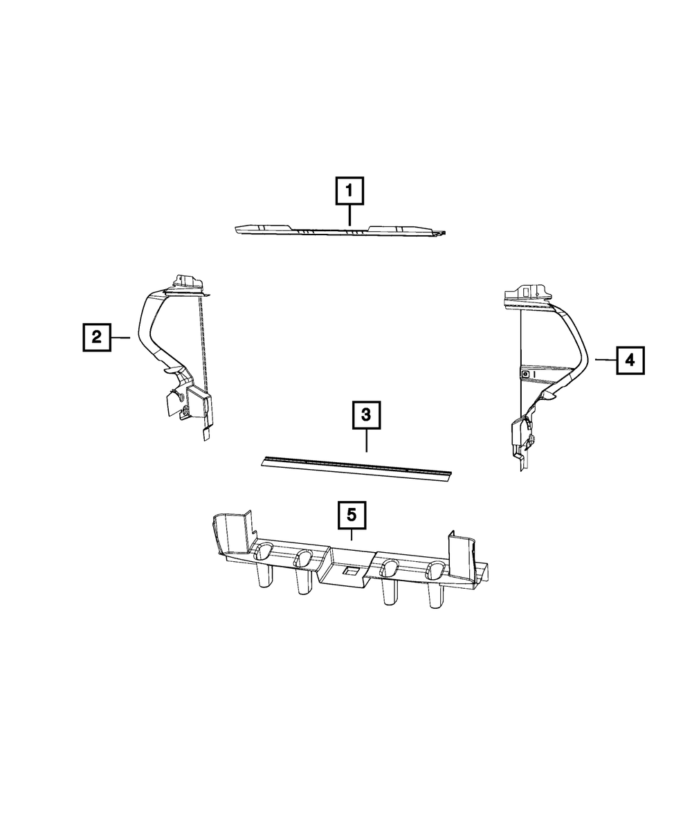 2014-2015 Dodge Durango Air Inlet Baffle, Left 68227831AA | Mopar eStore