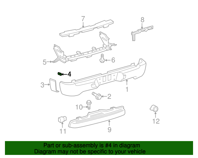 90468-04059 - End Support Upper Clip 1999-2023 Toyota | Longo Toyota Parts