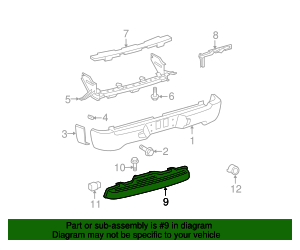 52057-0C040 - Step Pad - 2007-2013 Toyota Tundra | OEM Parts To You