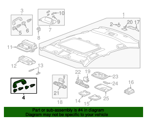 83240-SNA-A11ZW - Grab Rail Assembly *YR449L* (Coat Hanger) (Cashmere ...