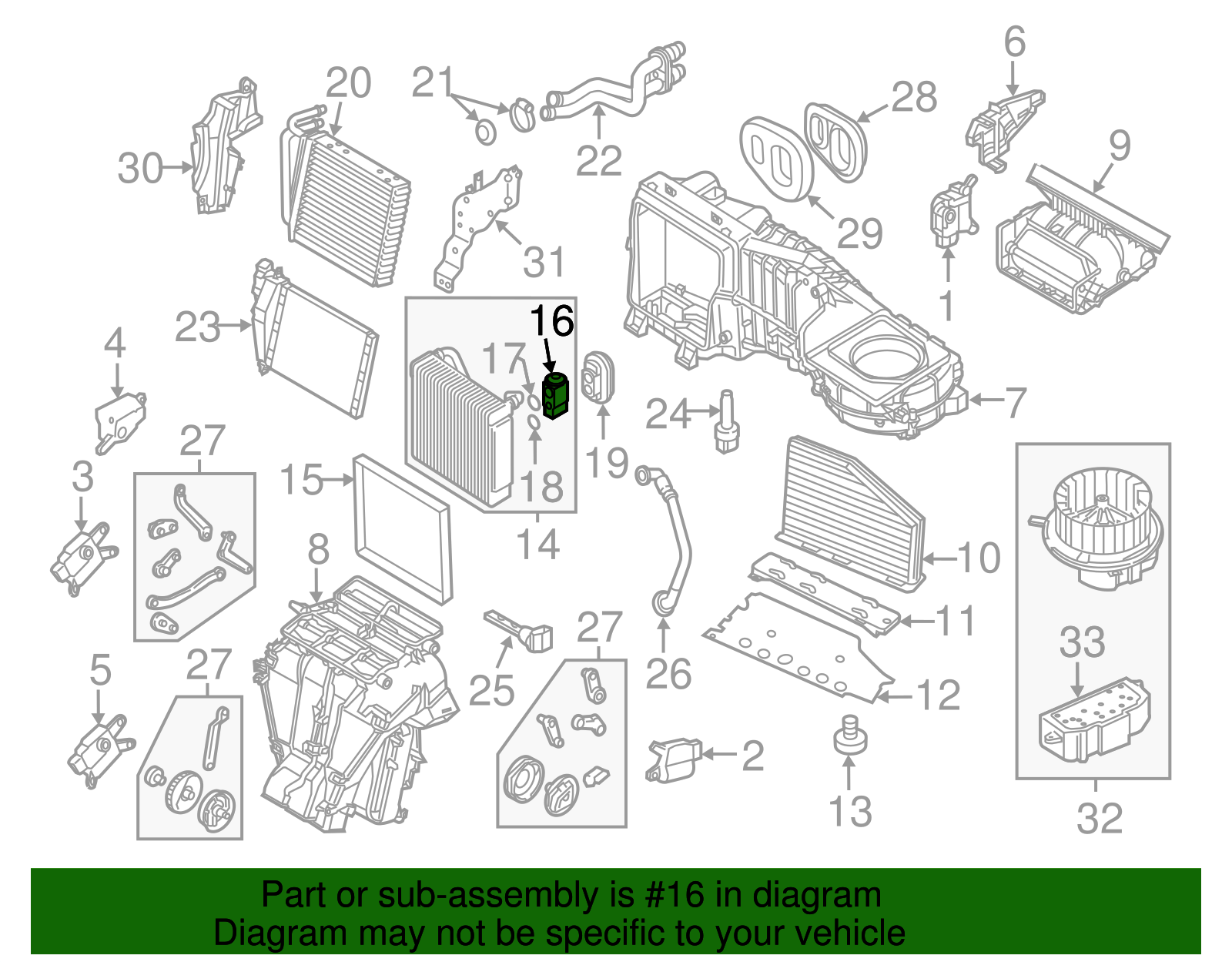 2005-2019 Volkswagen Expansion Valve 1K0-820-679 | OEM VW Parts Haus