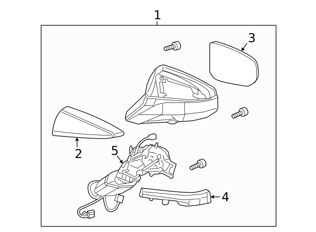 8791A-11020-J3 - Outer Cover For 2019-2023 Lexus | Lexus OE Parts