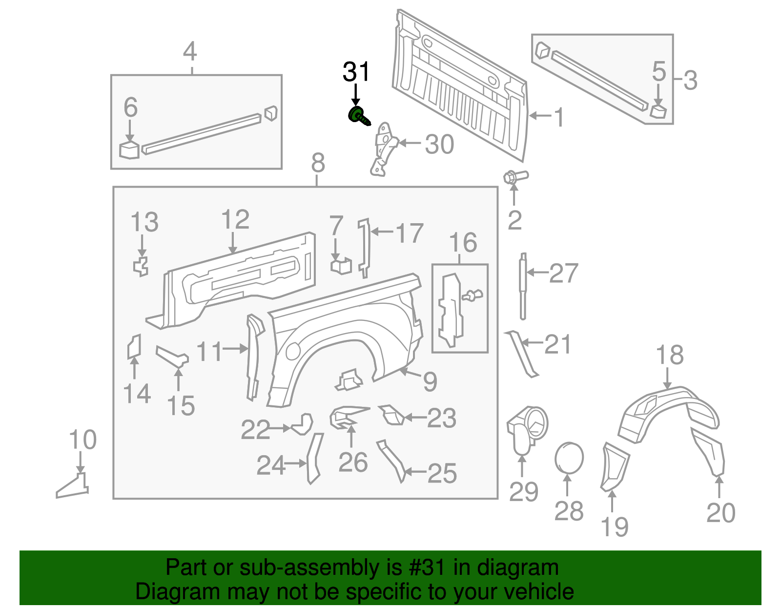 90148-A0008 - Hinge Bolt 2007-2024 Toyota | Longo Toyota Parts