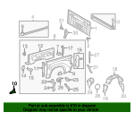 2007-2013 Toyota Tundra Stone Guard 66244-0C010 | Toyota Parts Center