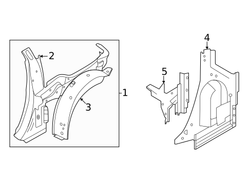 Inner Structure for 2021 Porsche 911 | Sunset Porsche Parts