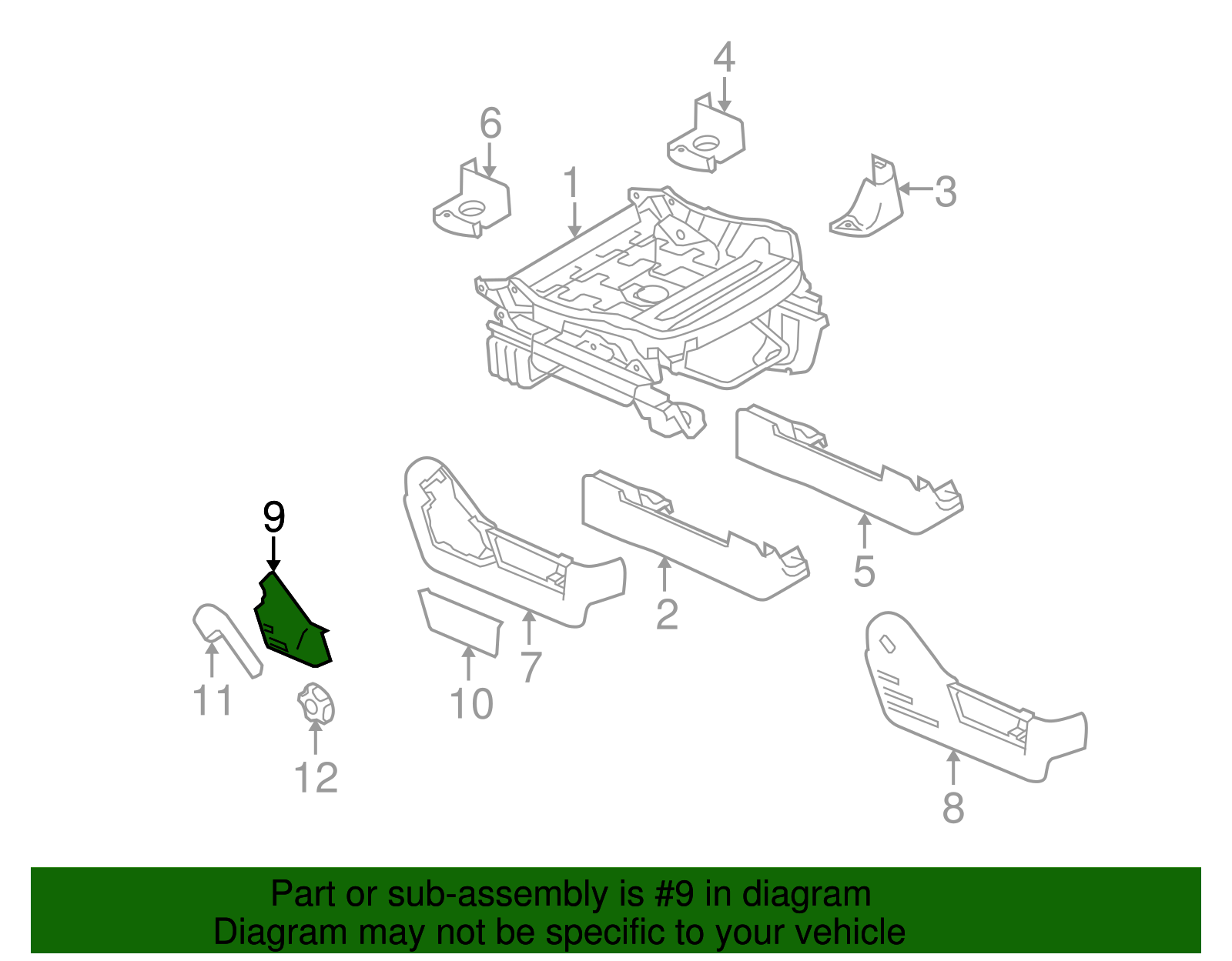2011-2014 Ford F-150 Rear Cover BL3Z-1561693-AB | Ford OEM Parts Outlet