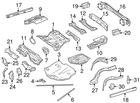 Bumper & Components - Rear for 2013 Mercedes-Benz E 350 | Mercedes-Benz ...