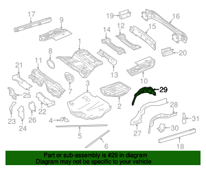 207-610-02-76 - Inner Wheelhouse 2011-2017 Mercedes-Benz | Mercedes ...