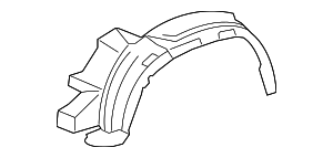 53875-60160 - Fender Liner 2016-2021 Toyota Land Cruiser | Bam ...