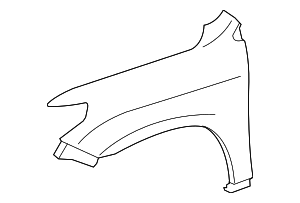 2016-2021 Toyota Land Cruiser Fender 53802-60D60 | OEM Parts Online