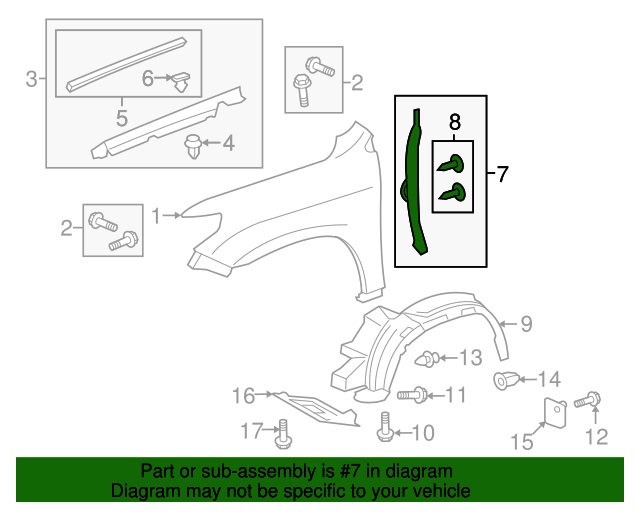 2008-2021 Toyota Land Cruiser Rear Seal 53827-60020 | Toyota Parts Center