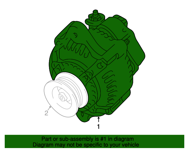 27060-31260 - Alternator - 2010-2023 Toyota | OEM Genuine Toyota Parts