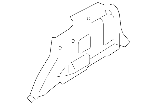 2008-2012 Ford Lower Quarter Trim 8l8z7831012ac | TascaParts.com