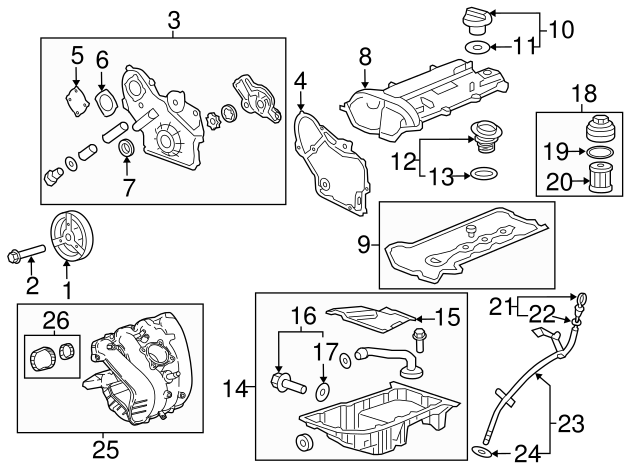 12637166 - Engine Cylinder Head Gasket Kit 2010-2017 GM ...