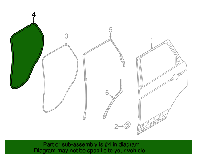 Genuine OEM Body Weather-Strip Part# LR067427 Fits 2013-2022 Land Rover ...