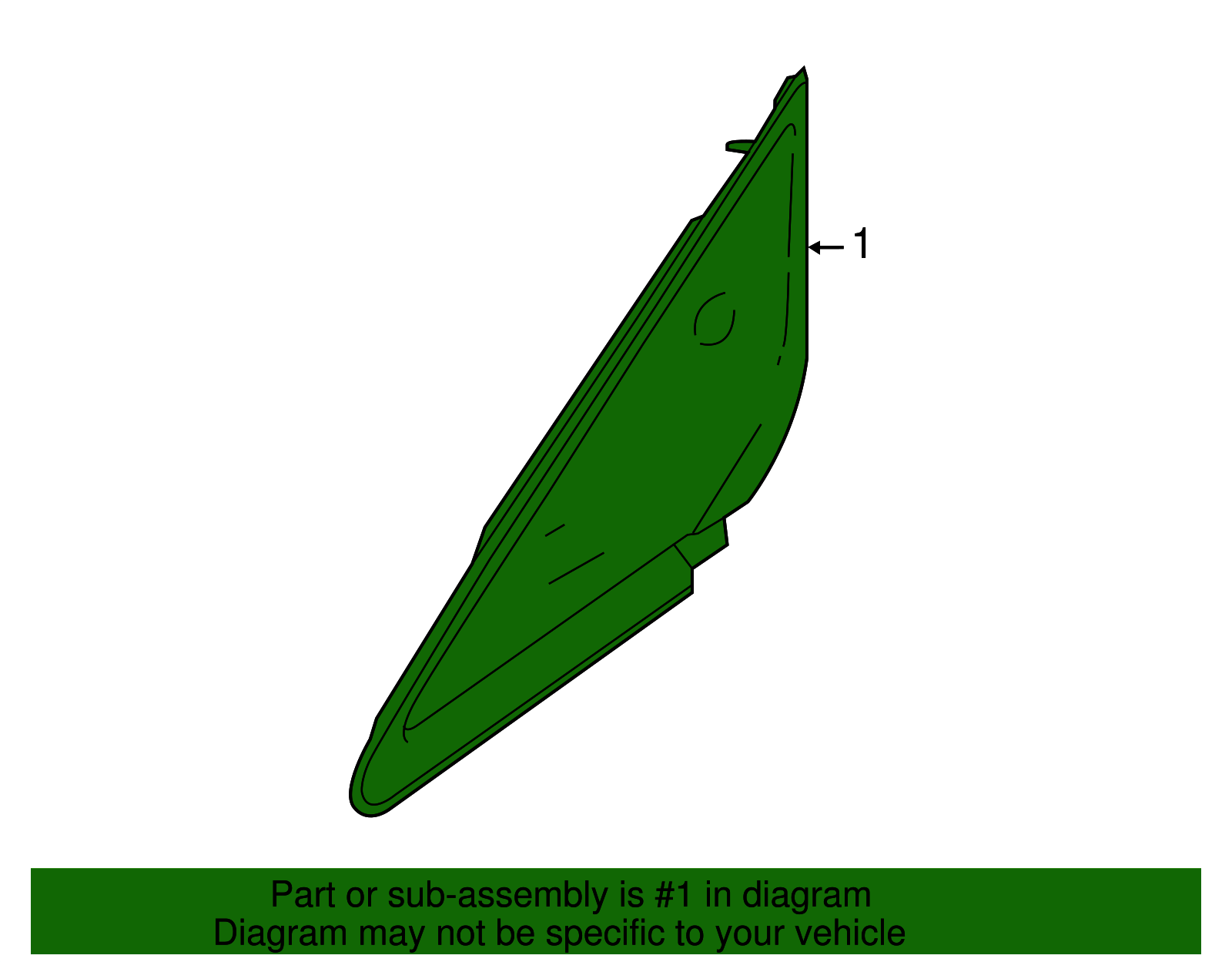 76821-3WC0A - Glass - 2014-2019 Nissan Versa Note | Nissan OEM Parts Direct