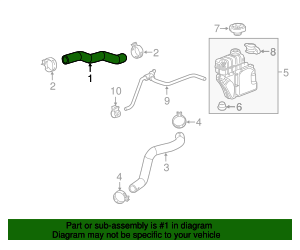 2013-2023 GM Hose 84890761 GM | GMPartsDirect.com