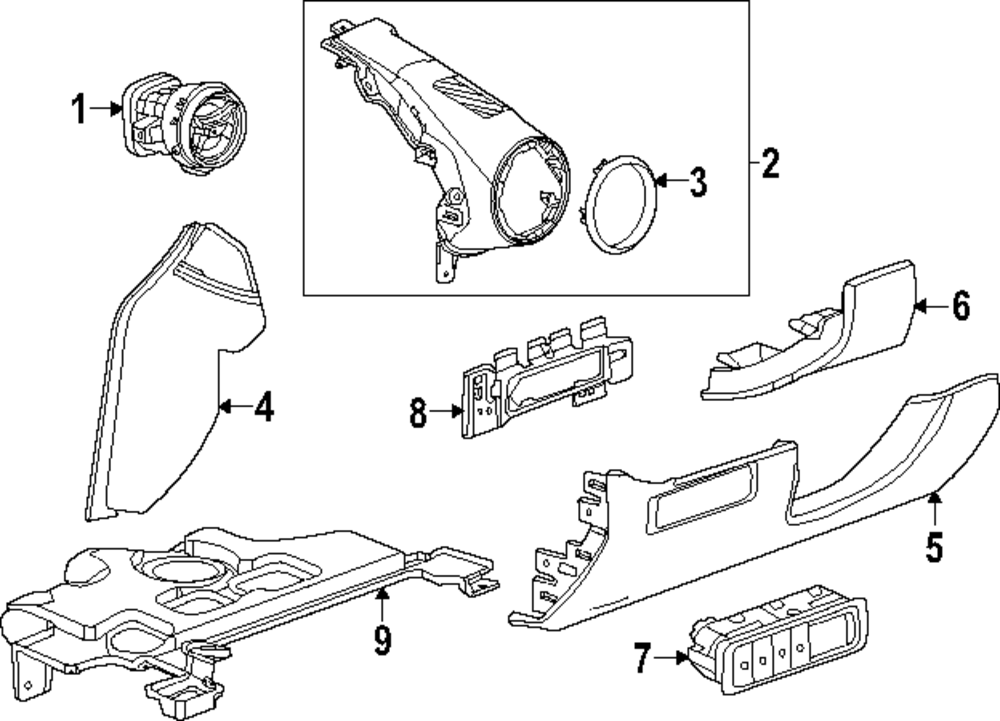 2024-2025 Chevrolet Equinox EV Bracket 87851136 GM | GMPartsDirect.com