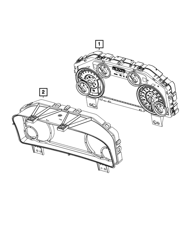 2024 Ram 1500 Classic Instrument Panel Cluster 68608511AB | Mopar eStore
