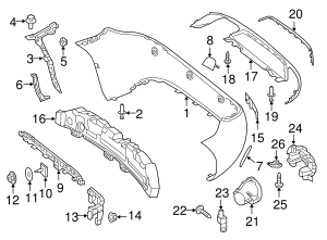 2018-2019 Mercedes-Benz Trim Molding 172-885-55-00 | MB OEM Parts