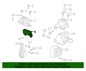 2020-2023 GM Engine Mount Bracket 84182610 | AwesomeParts.com