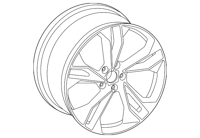 2020-2024 Audi Wheel, Alloy 8W0-601-025-EQ | OEM Parts Online