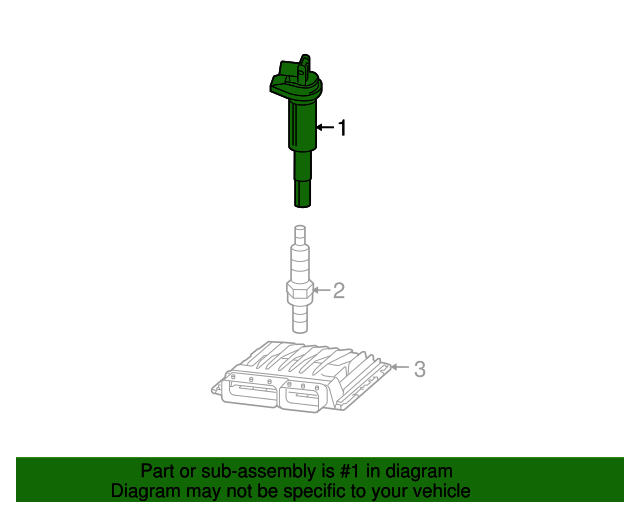 12137841754 - 2008-2013 BMW M3 Ignition Coil 121020 (12-13-7-841-754 ...