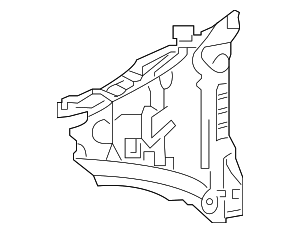 Genuine Toyota Side Panel part# 61104-0R050 for 2019-2024 Toyota ...