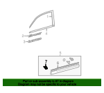 2011-2013 Toyota Highlander Body Side Molding Clip 75397-0E010 | Toyota ...