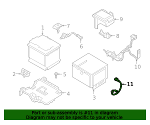 2019-2022 Hyundai Veloster N Negative Cable 91861-K9010 | OEM Parts Online