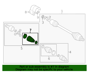 3Q0-498-201-A - Inner Boot - 2019-2022 Volkswagen | VW Direct Auto Parts