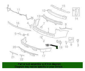2013-2016 GMC Acadia Lower Bracket 22760467 | GMPartsDirect.com