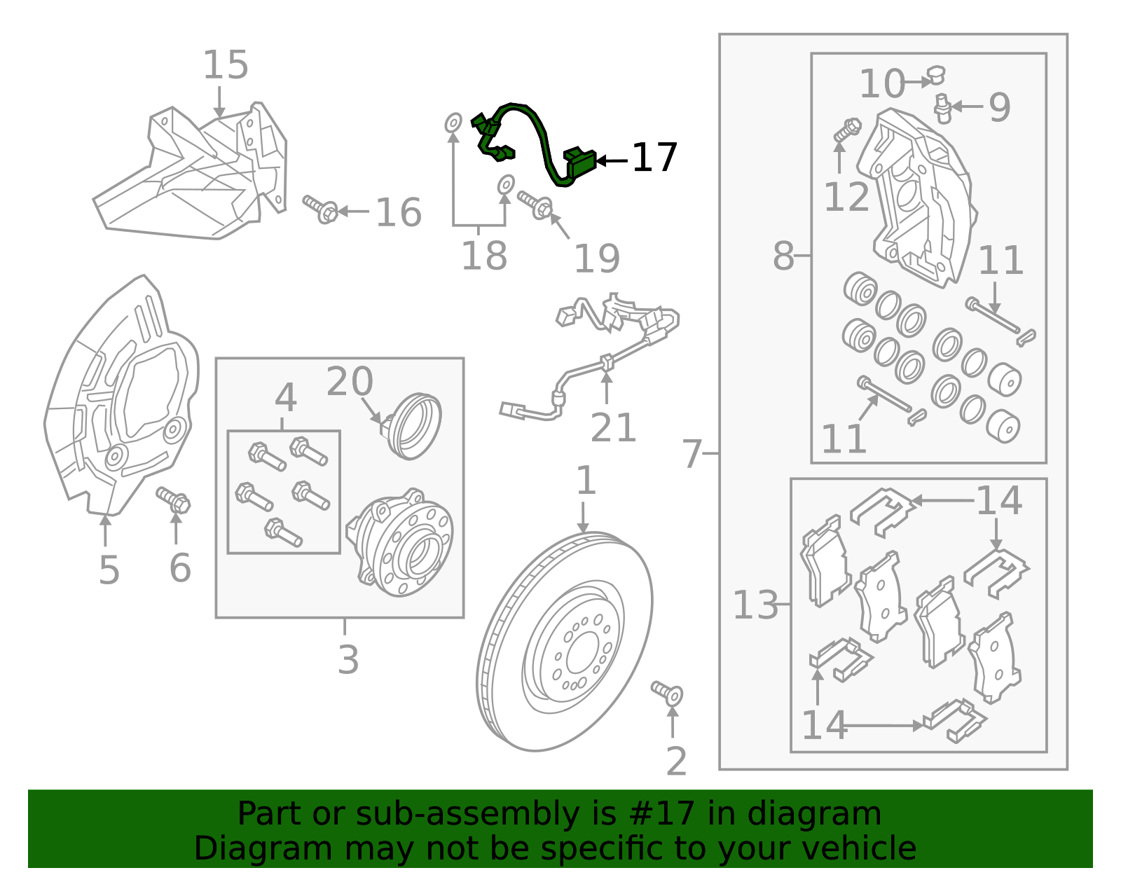 2020-2022 Genesis G90 Hose Brake Front Left-hand 58731-D2700 | QuirkParts