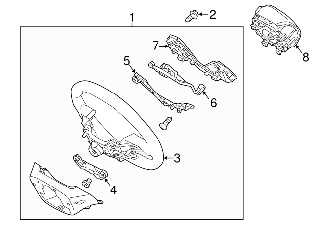 2017-2019 Hyundai Elantra Combination Switch 93400-F2000 | OEM Parts Online