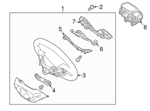 56100-F2000-TRY - Steering Wheel 2017-2018 Hyundai Elantra | AutoNation ...