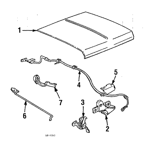 Hood & Components for 1986 Ford Bronco II | Online Ford Parts Catalog
