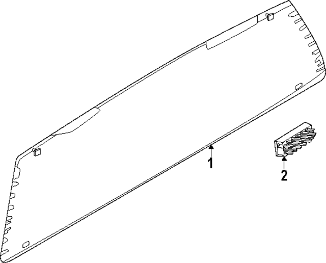 2024 Ford Ranger Back Glass N1WZ-6042006-Q | OEM Parts Online