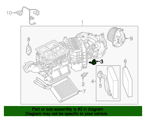 958-572-304-10 - A/C Evaporator Temperature Sensor 2003-2018 Porsche ...