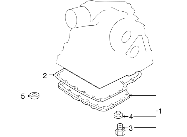 2007-2014 Nissan Pan Gasket 31397-1XB0B | TascaParts.com