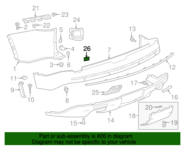 2018-2020 Chevrolet Traverse Retainer Plate 84163927 | GMPartsDirect.com