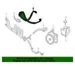 204460432464 - Power Steering Pressure Hose 2010-2012 Mercedes-Benz ...