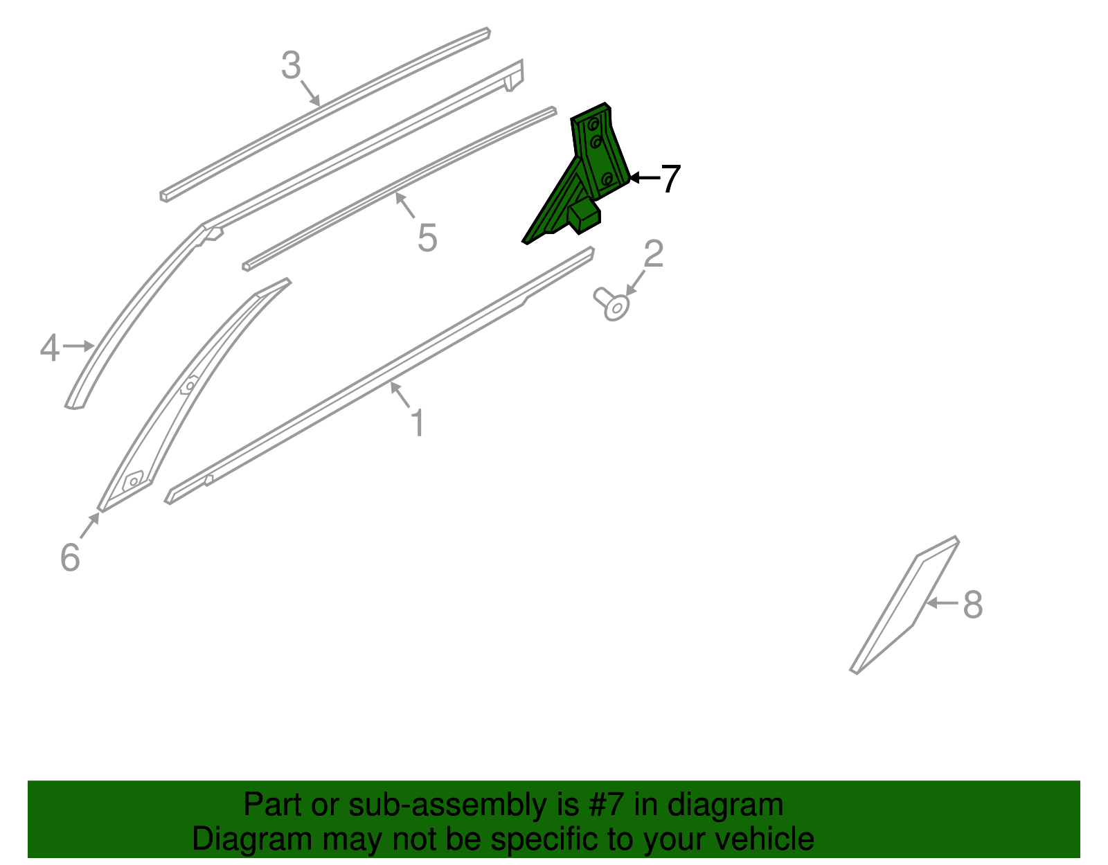 2016-2020 Kia Optima | Applique | 83270-D4010 | Kia Auto Parts