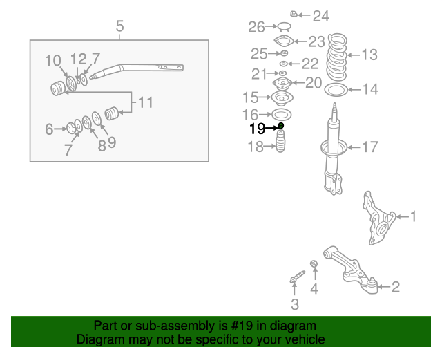 0K52Y-34111 - Stopper 2002-2005 Kia Sedona | Kia.Parts Store