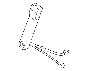 2007-2014 GM Ebony Driver Seat Belt with Buckle 19121537 | OEM Parts Online