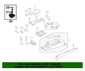 221-905-46-00 - Infotainment Display Control Switch 2011-2014 Mercedes ...