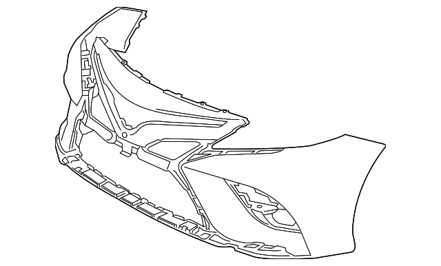 52119-0X954 - Bumper Cover 2021-2024 Toyota Camry | Longo Toyota Parts